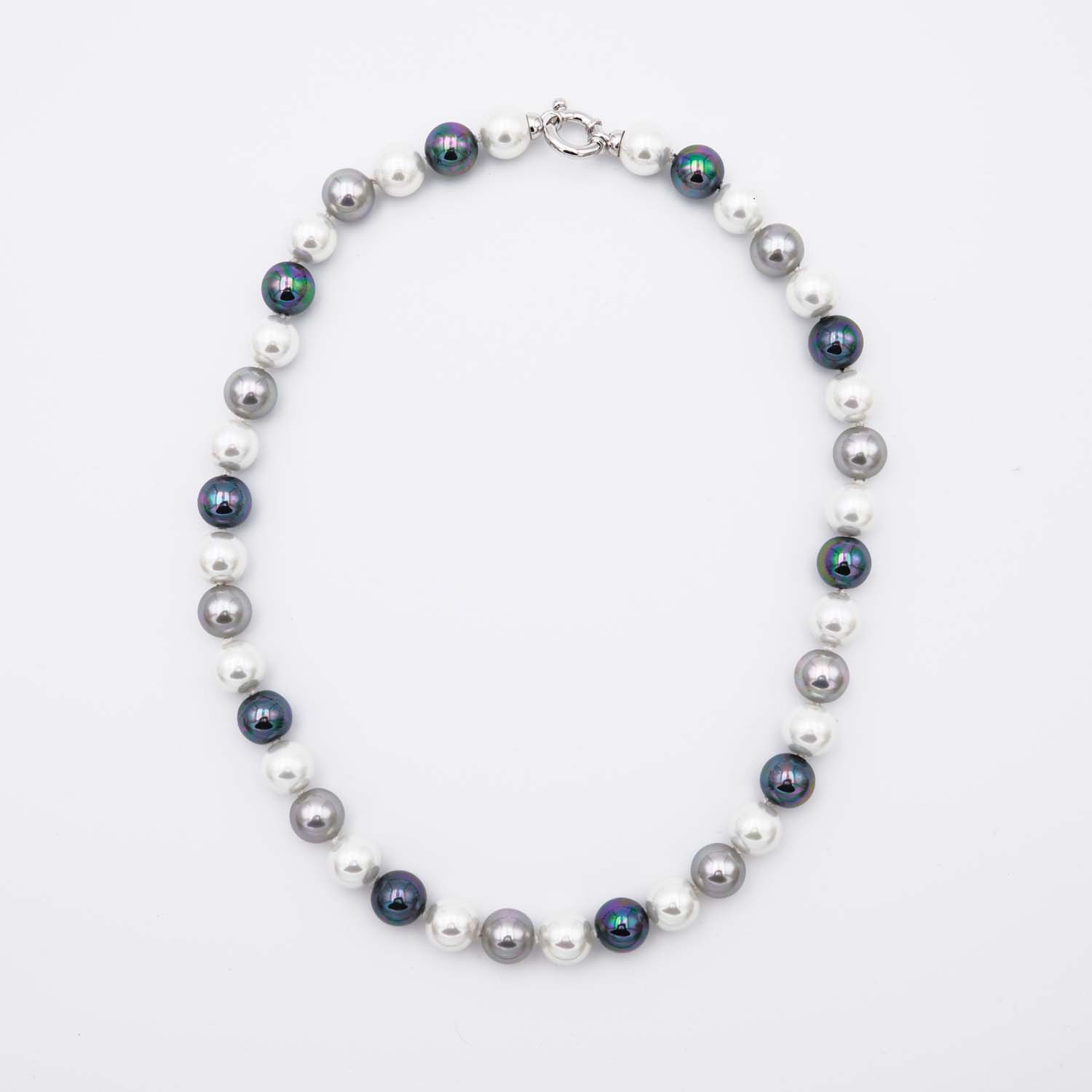 Collier en Perles de Majorque - 12 mm - Long. 50 cm - France Perles