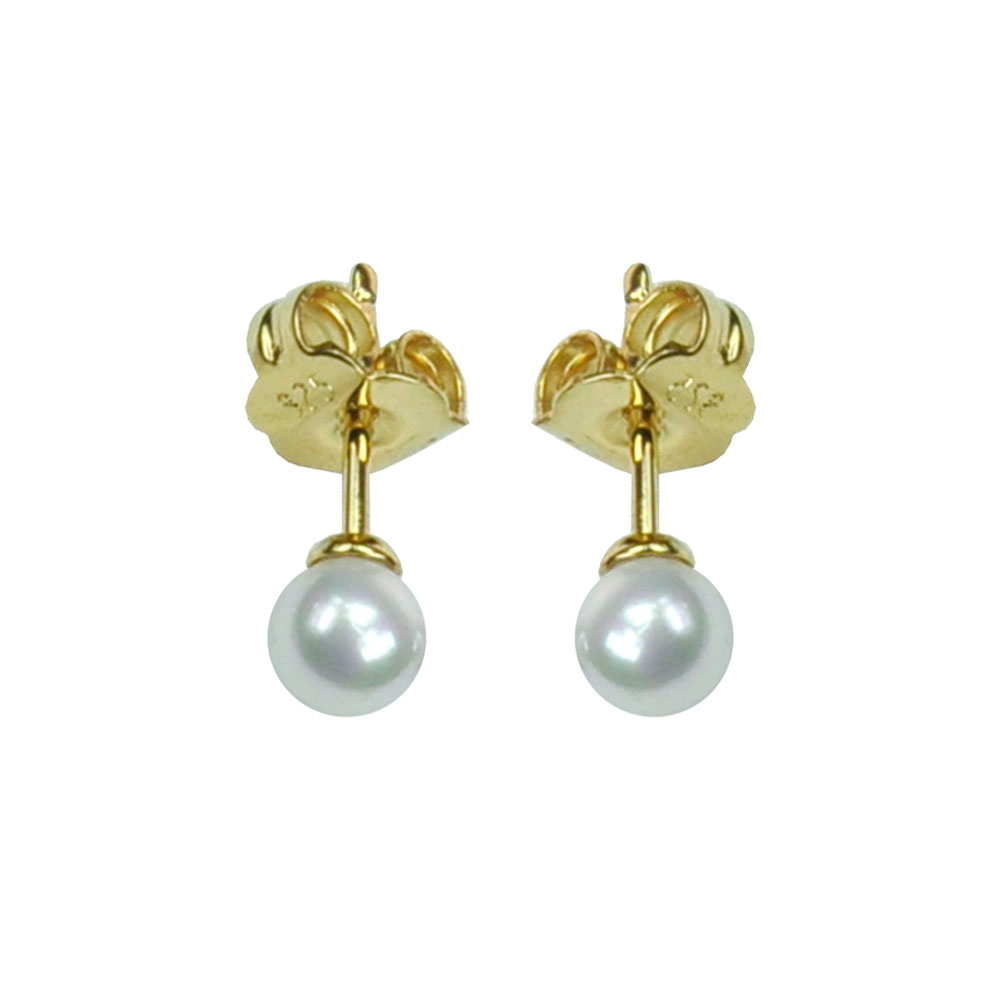 Boucles d'Oreilles en Perles de Majorque - 5 mm - France Perles